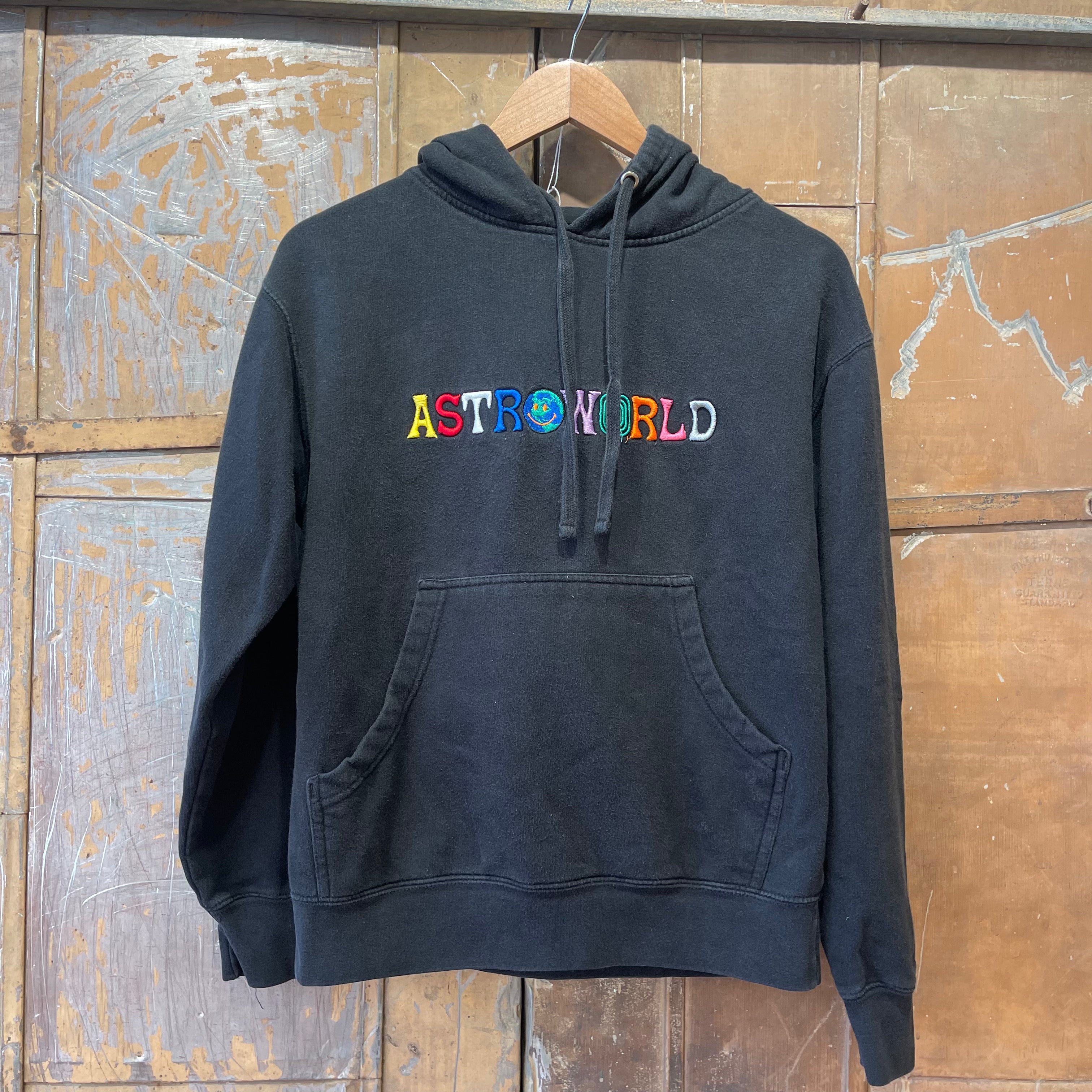 Travis Scott Astroworld Logo Hoodie Black